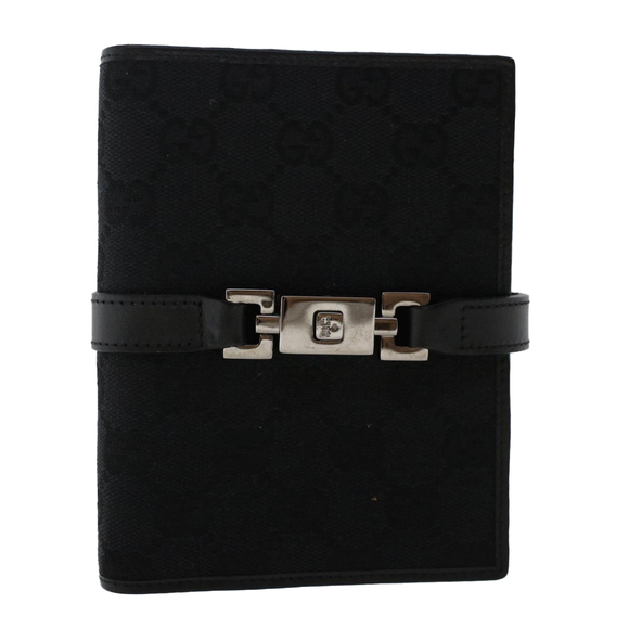 Gucci | Accessories | Gucci Gg Canvas Jackie Day Planner Cover Leather ...